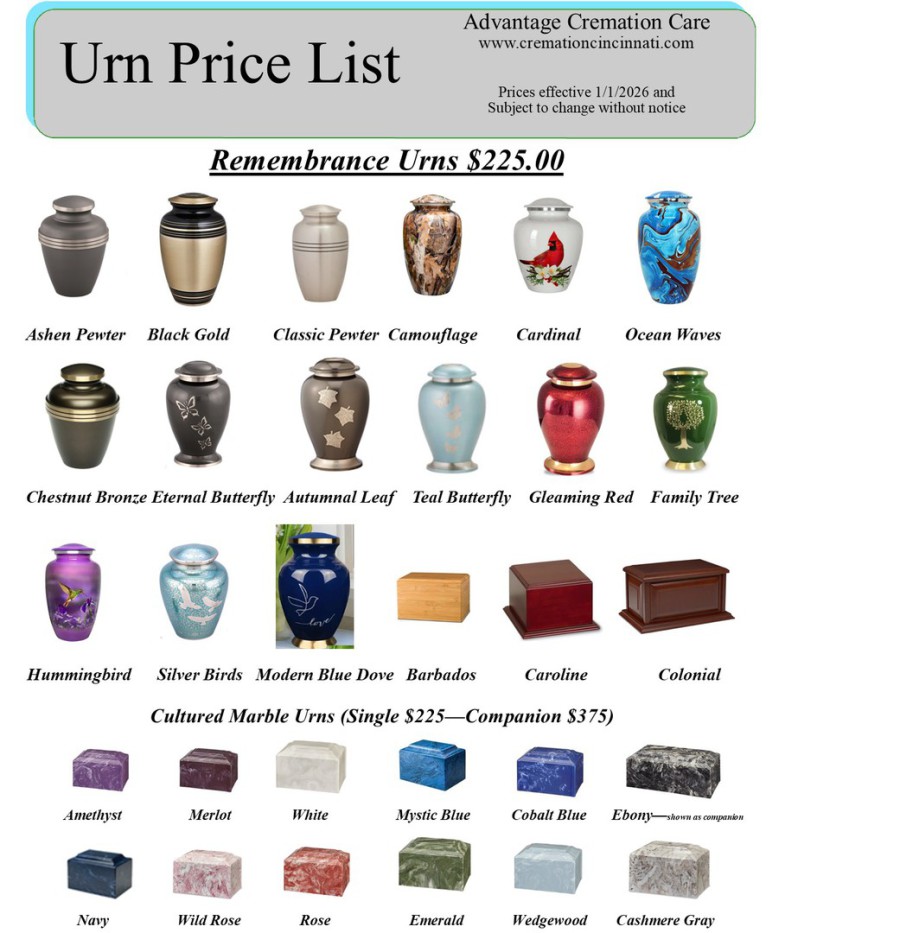 Cremation Prices